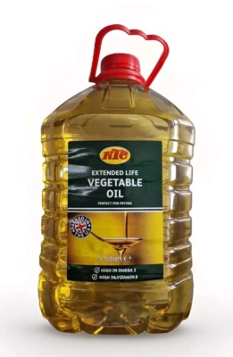 KTC Extended Life Vegetable Oil 5 Litre Perfect Perfect For Frying and ...