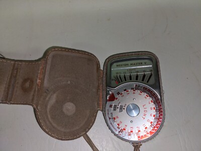 Vtg Weston Master V Univer. Expos. Meter Model 748 Excellent Condition ...