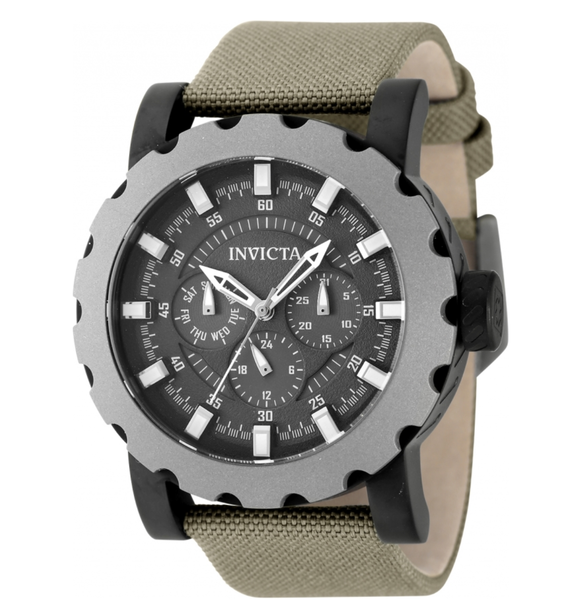 Invicta I-Force Commando Men's 46mm Stealth Gray Day / Date Quartz ...