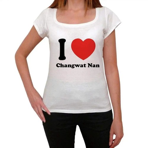 ULTRABASIC Femme Tee-Shirt J'Aime Changwat Nan I Love Changwat Nan T-Shirt | eBay