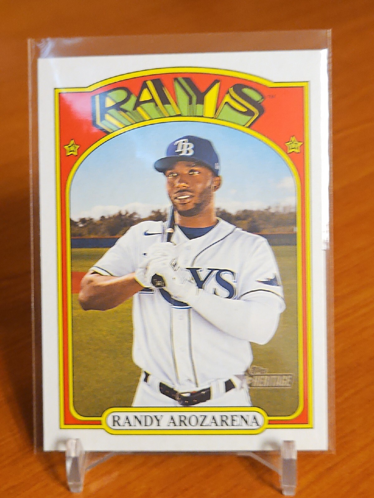 2021 Topps Heritage 663 Randy Arozarena Tampa Bay Rays Baseball Card | eBay