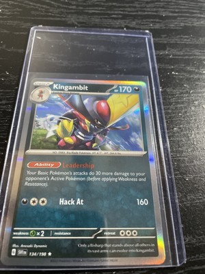 Pokémon TCG Kingambit Scarlet & Violet Base Set 134/198 Holo Holo Rare ...
