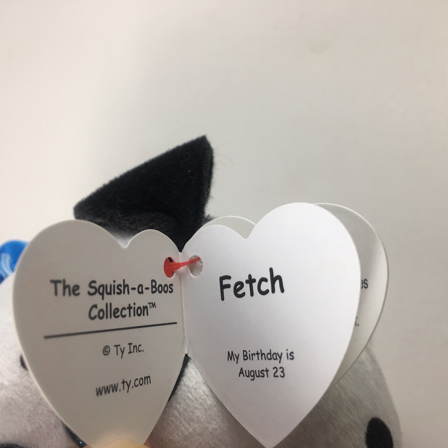 TY Mini Beanie Squish-A-Boos Plush - FETCH the Dalmatian Dog (3 inch ...