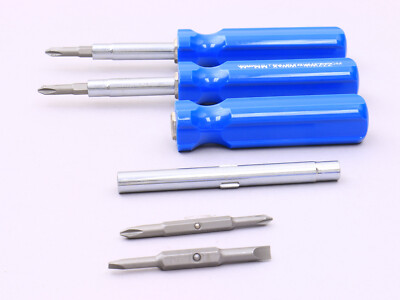 6 in 1 Screwdrivers three (3) of them NEW blue color. Nice quality ...
