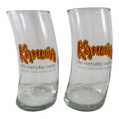 Curvy Kahlua Glasses Set of 2 - 16 oz | eBay