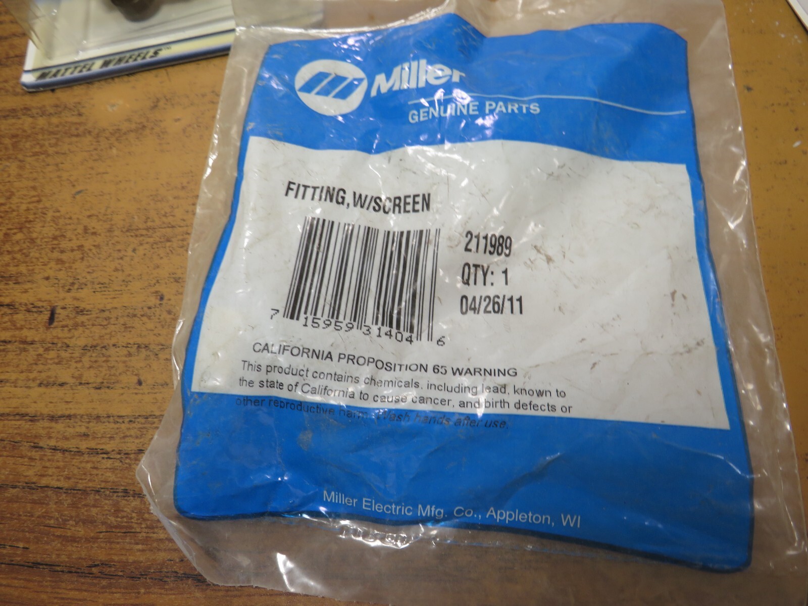Miller 211989 Fitting No Box* for sale online | eBay