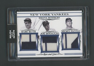 2023 Run And Gun Babe Ruth Joe DiMaggio Mickey Mantle Mantle Custom ...