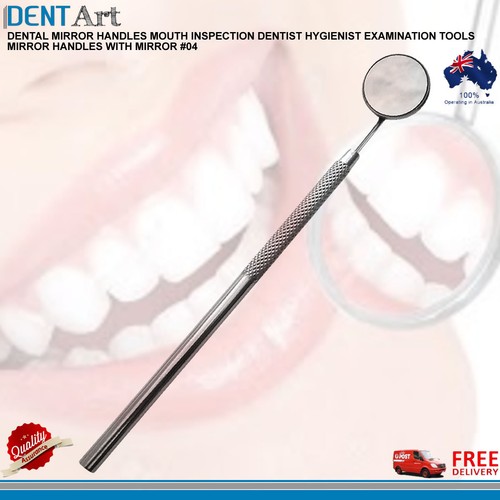 DENTAL MIRROR HANDLE MOUTH INSPECTION DENTIST HYGIENIST EXAMINATION ...