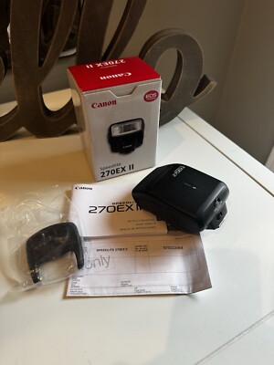 Canon Speedlite 270EX II *USED* 13803135268 | eBay