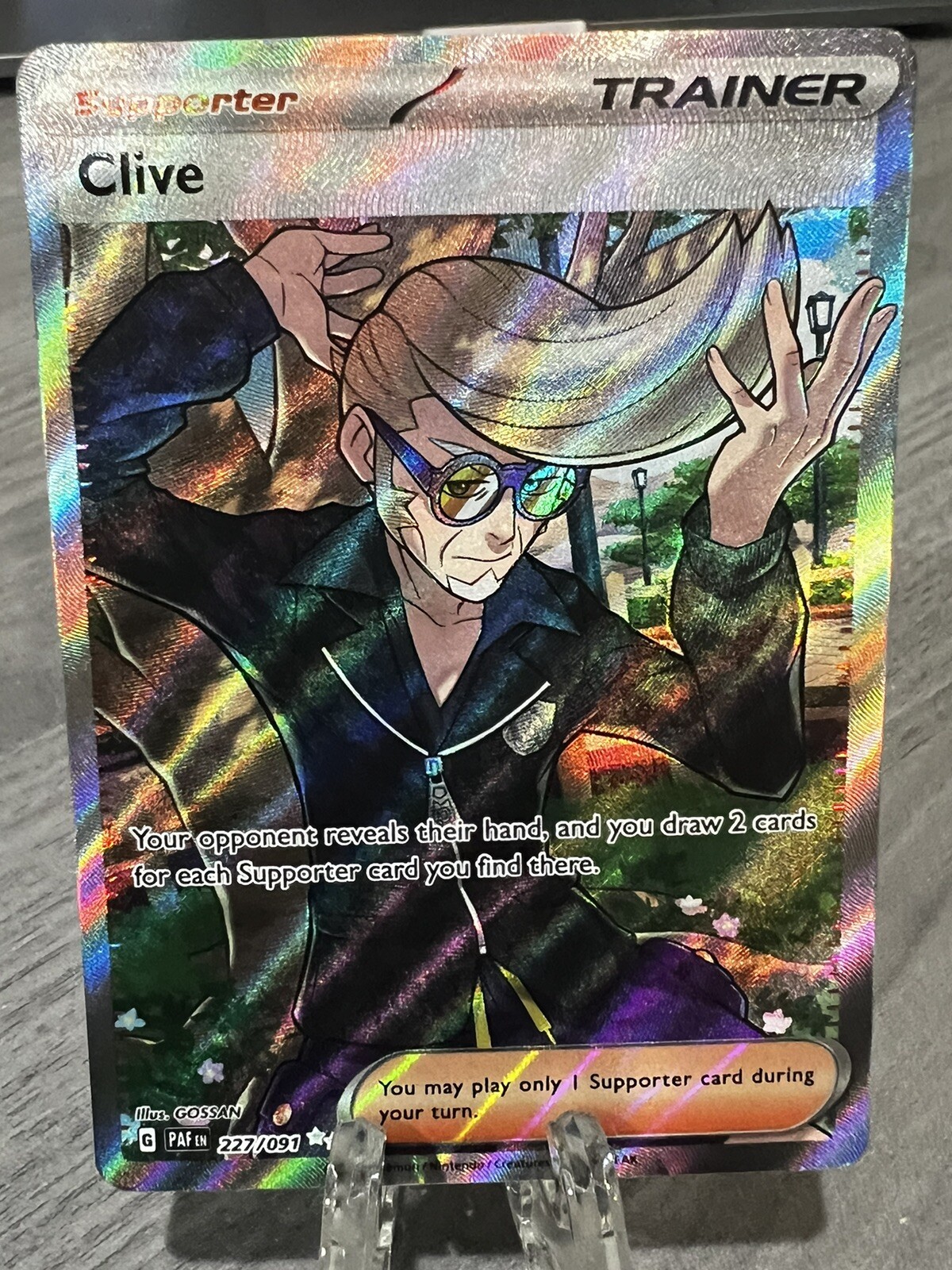Pokémon TCG Clive Scarlet & Violet: Paldean Fates 227/091 Holo Ultra ...