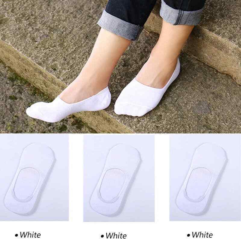 Invisible Trainer Socks No Show Shoe Liner Mens Womens Ladies Anti Slip ...