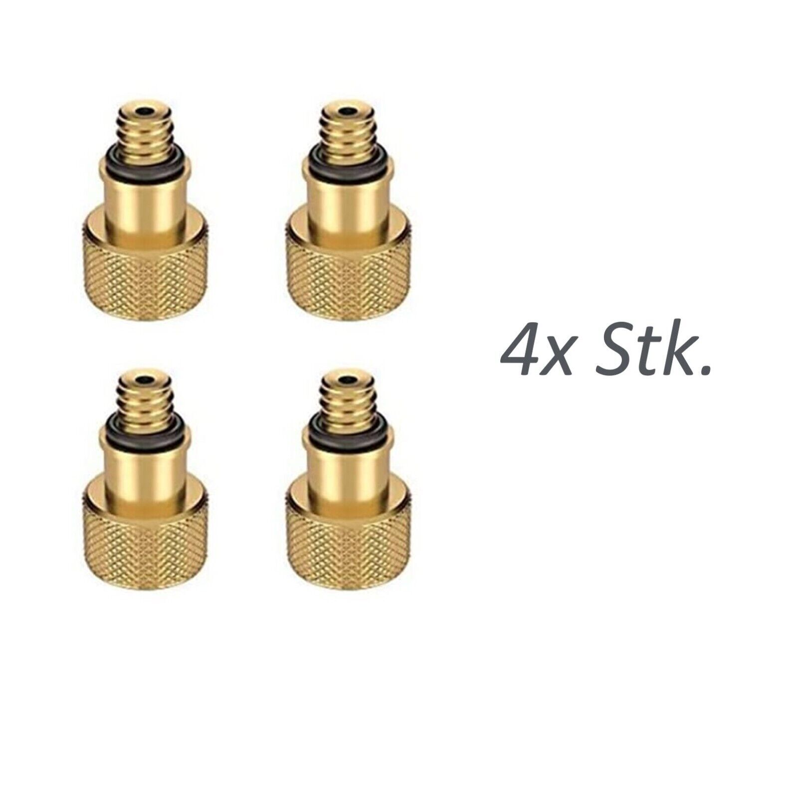 Fahrrad Ventil Adapter AV DV Dunlop Schrader Auto Autoventil Rad Reifen ...