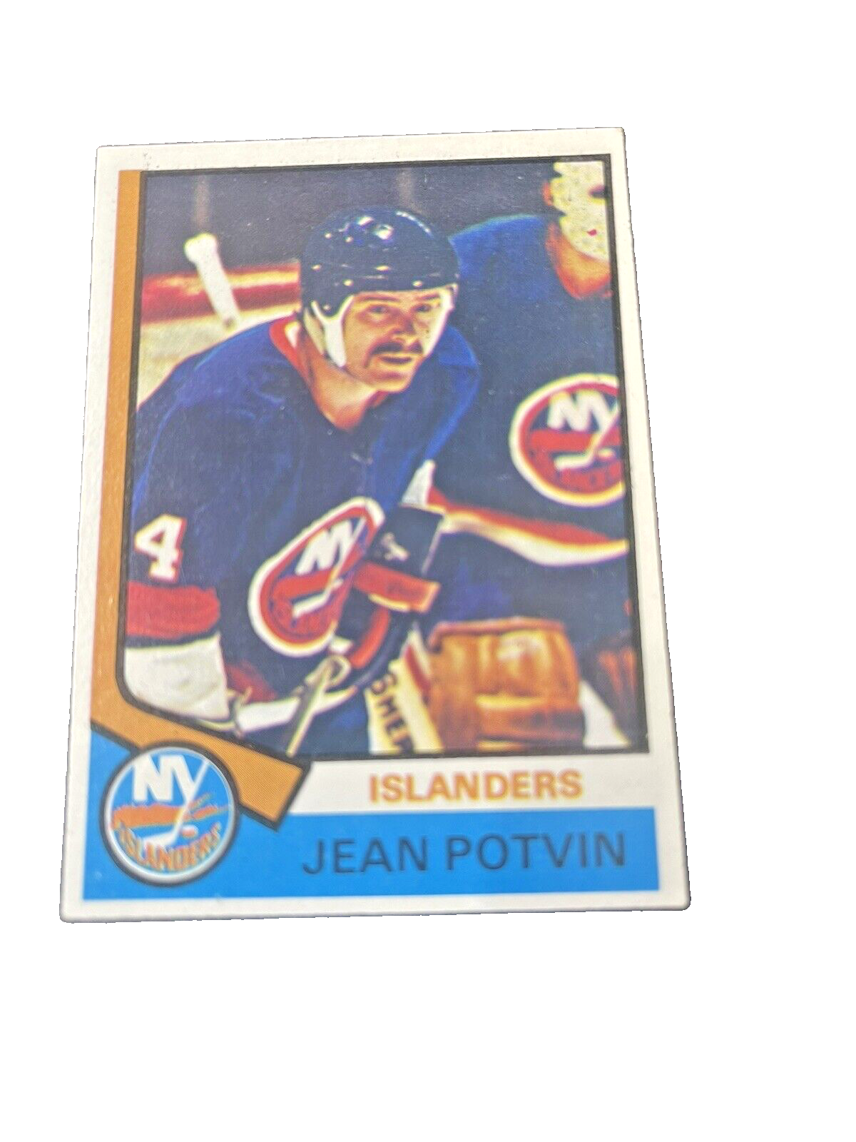 Topps Hockey 1974-1975 #101 Jean Potvin NY Islanders | eBay