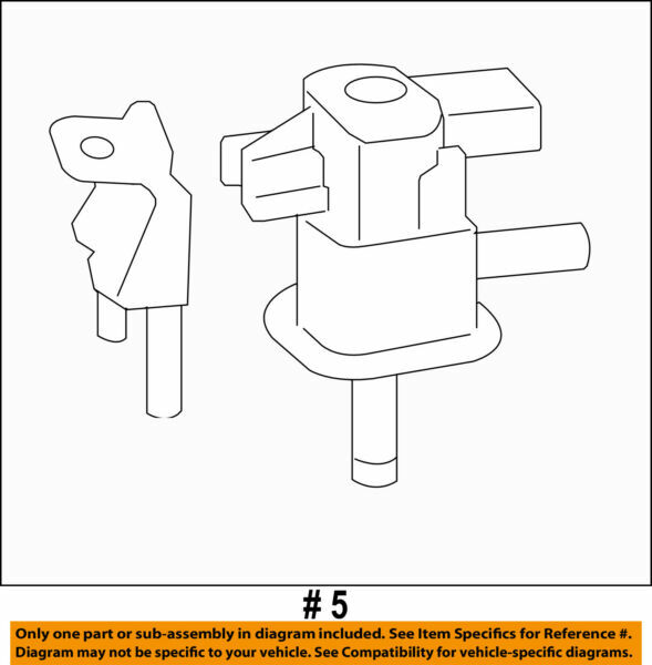 25860-36090 Toyota Valve assy, vacuum switching, no.1 2586036090, New ...