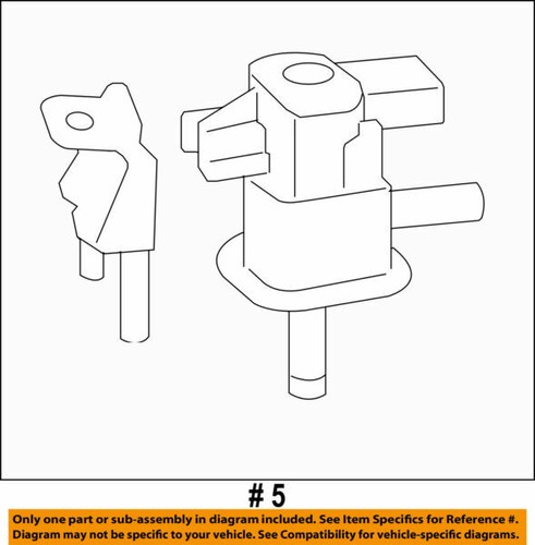 25860-36090 Toyota Valve assy, vacuum switching, no.1 2586036090, New ...