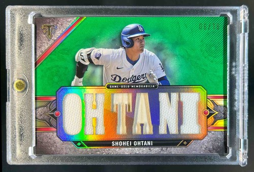 2024 Triple Threads Shohei Ohtani Jersey Bat Emerald #6/18 Dodgers | eBay