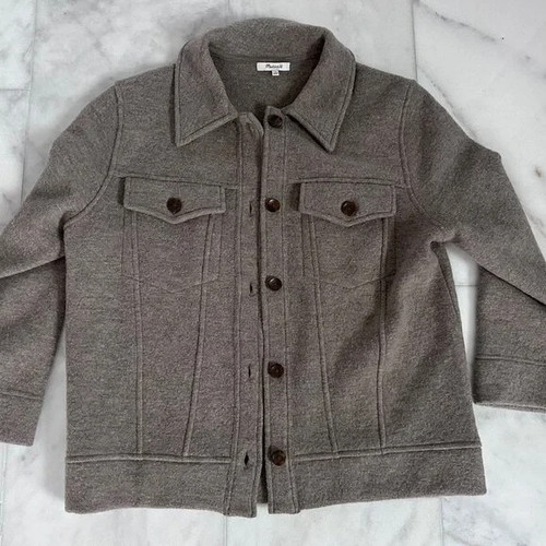 Madewell 100% merino wool shacket EUC size M | eBay