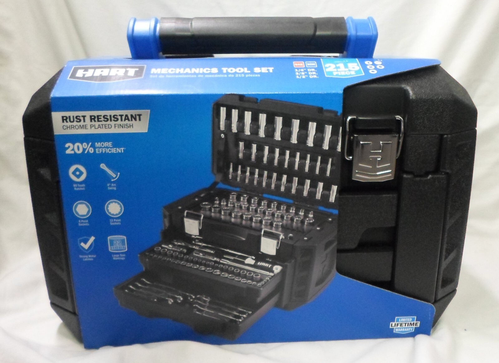 HART HHMTS404 215-Piece Mechanics Tool Set - Chrome for sale online | eBay