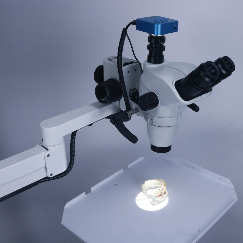 Dental Chair Operating Microscope with Camera 5W LED Light Endodontic ...
