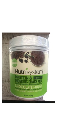 Nutrisystem PROSYNC Shake Mix Chocolate Fudge Protein & Probiotics - 2 ...