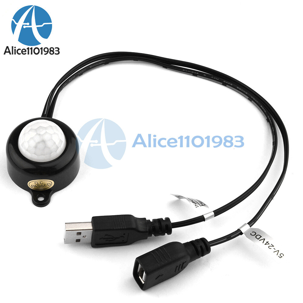 Infrared PIR Human Body Motion Sensor Switch DC 5V 12V 24V Switch DC ...