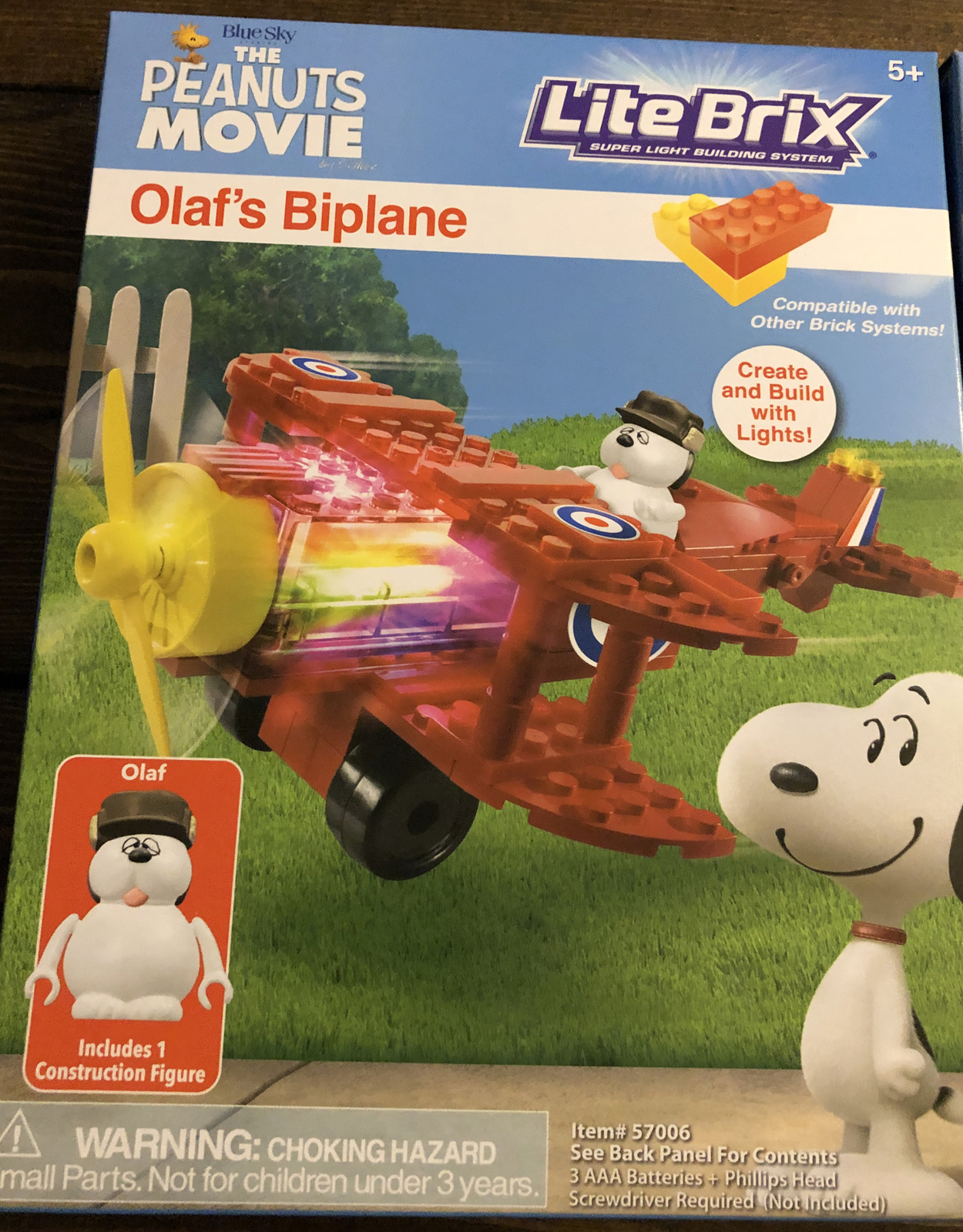 Lite Brix Peanuts Lemonade Stand And Olafs Biplane Sets - Lucy, Charlie ...