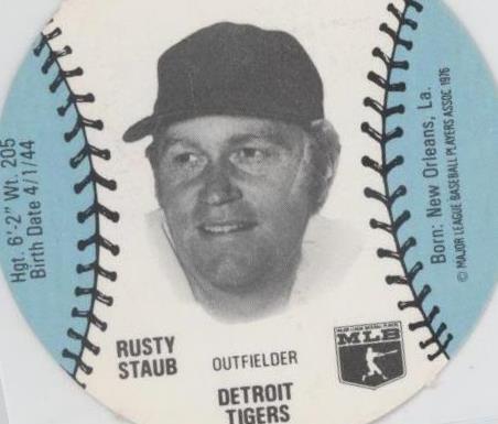 1977 MSA Discs - Rusty Staub Burger Chef for sale online | eBay