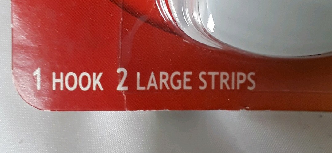 3M Scotch Command Removable Adhesive Utility Hook, 5-lb #17003 | eBay