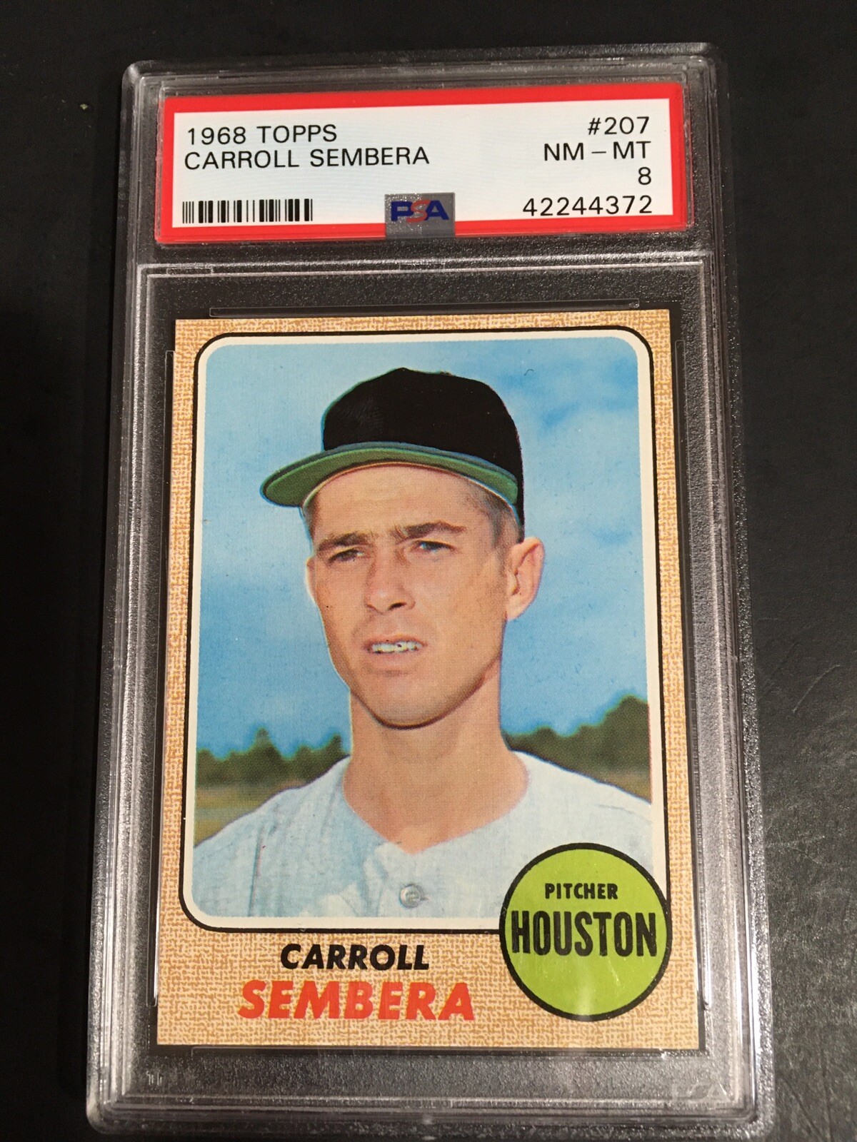 1968 TOPPS CARROLL SEMBERA, #207, PSA 8 (Free Shipping On Any 3!) | eBay