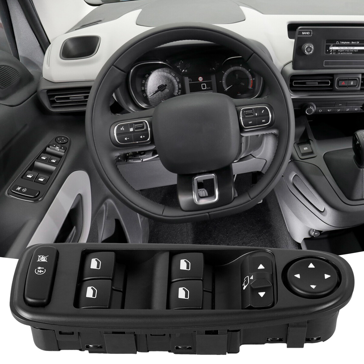 Power Master Window Switch Driver Side Console For Citroen C4 Picasso ...