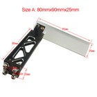 RC Boat Rudder 80X90mm Low Resistance CNC Rudder for MONO1 MONO2 RC ...