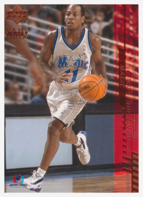 2001 Upper Deck Game Jersey Edition Troy Hudson #339 | eBay