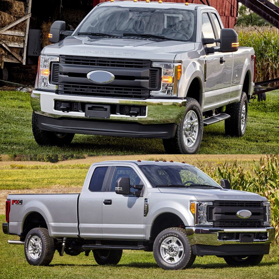 Steel Front Bumper Face Bar For Ford F250 F350 Super Duty 2017-19 W/O ...