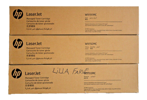 Original HP Toner Set W9191MC W9192MC W9193MC CYM für LaserJet (Flow ...