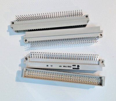 Lot of 13 Amphenol 96-Pin DIN 41612 Female Connectors –Type C Eurocard ...