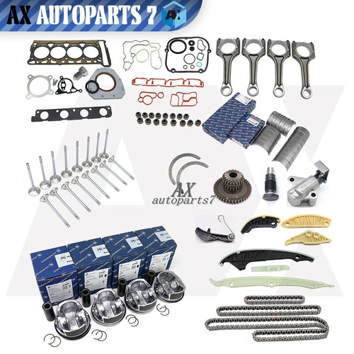OEM Engine Overhaul Rebuild Kit & Con rods Set Φ23mm For VW Audi 2 ...