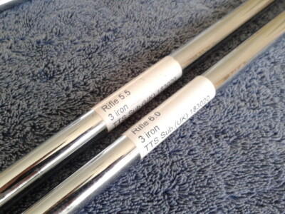 1x Assorted Rifle steel iron Shafts flex and lengths standard ...