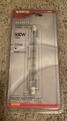 Satco S3497 500 Watt 118mm J-Type Halogen Double Ended Light Bulb | eBay