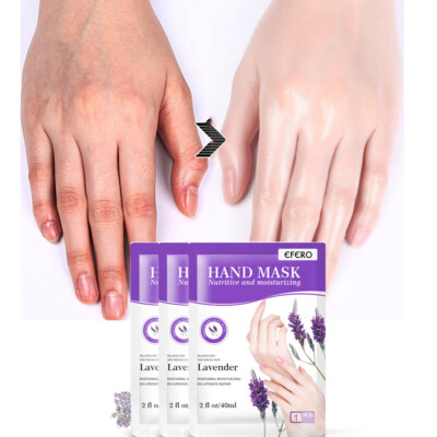 2Pairs Peel Hand Mask Gloves Lavender Exfoliating Hand Care Skin ...