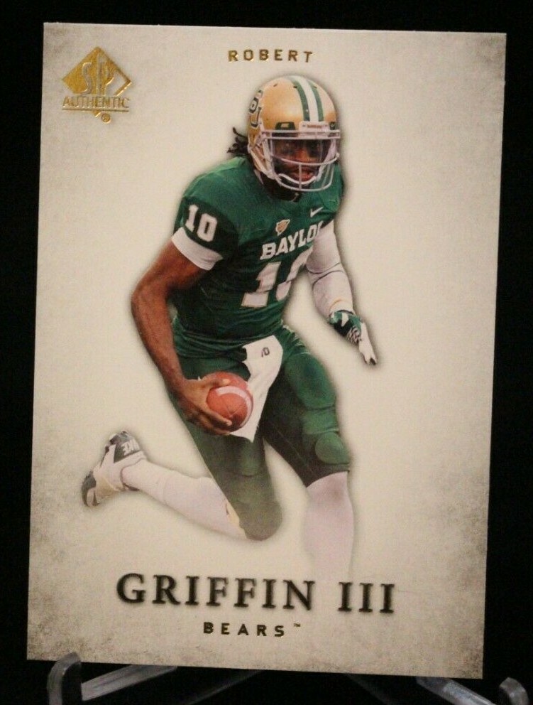 2012 SP Authentic Rookie #10 Robert Griffin lll RG3 Baylor Bears | eBay