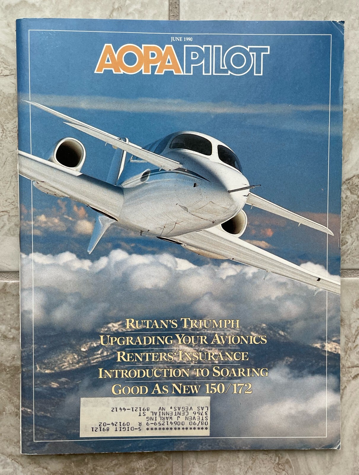 AOPA Pilot Jun 1990, Scaled Composites Triumph, Cessna 150 & 172 ...