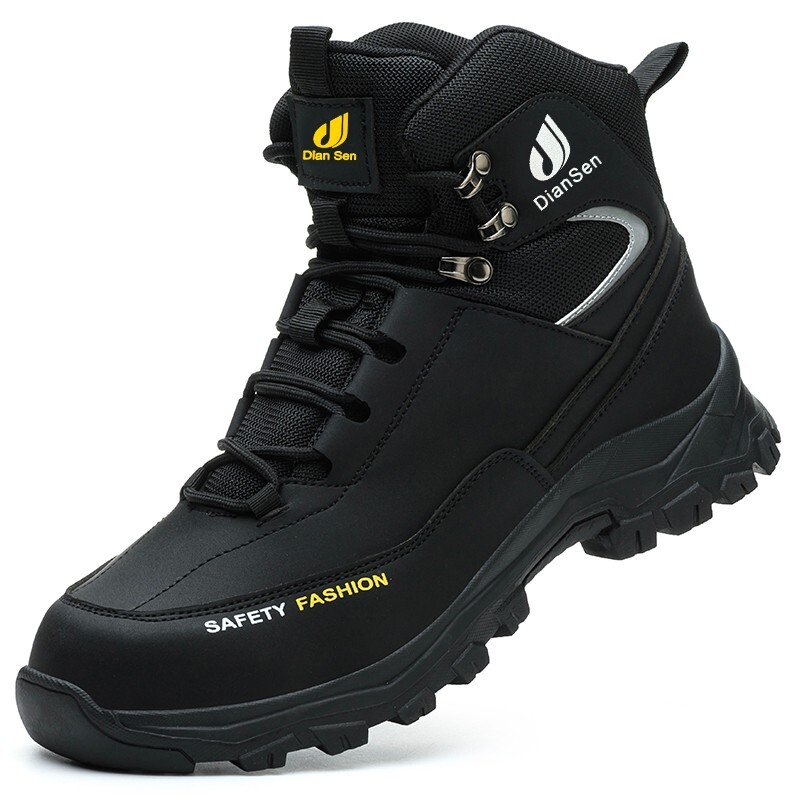 Waterproof Mens Work Boots Steel Toe Safety Shoes Indestructible Non ...