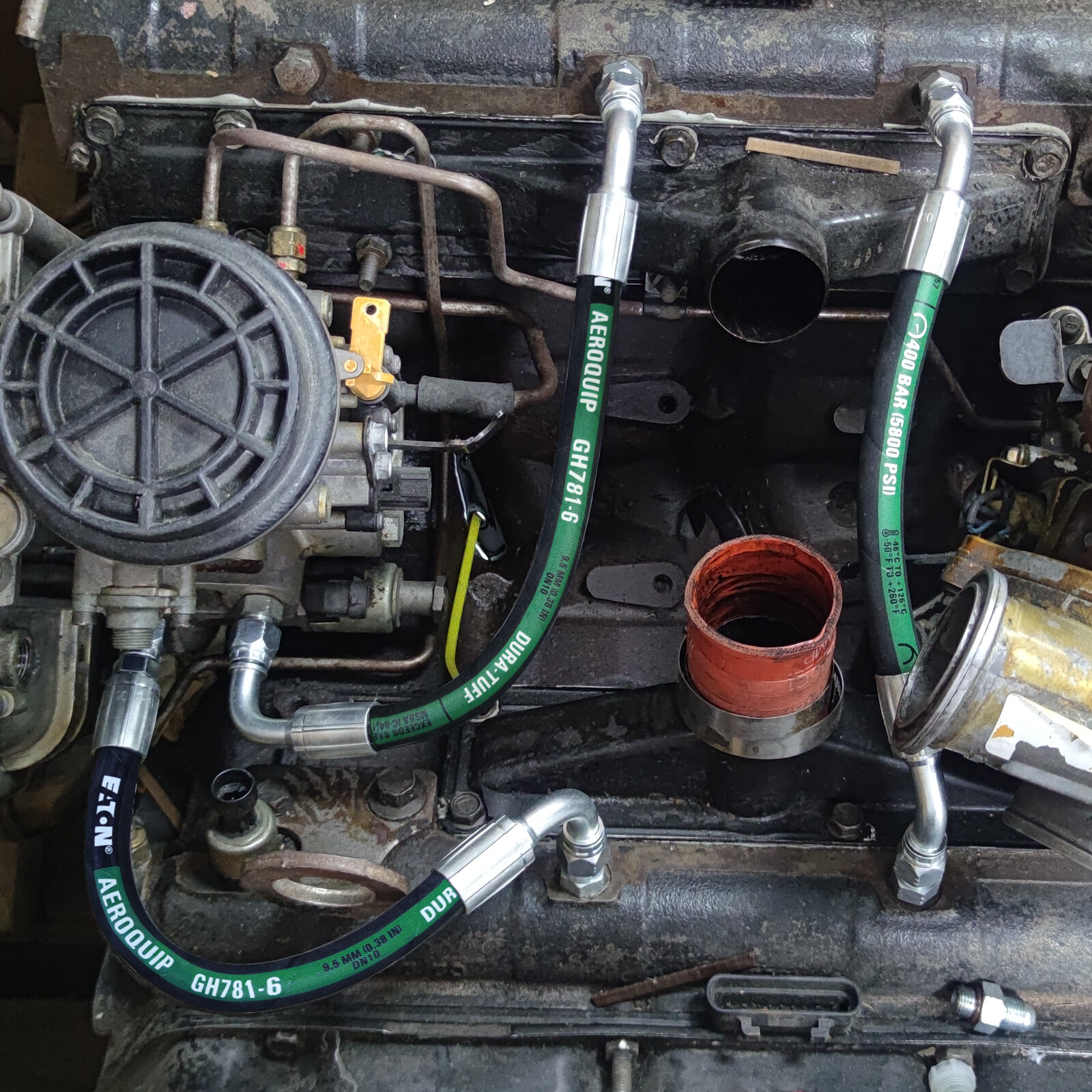 High Pressure Oil Pump Hoses Lines For 1999-2003 Ford 7.3L Diesel ...