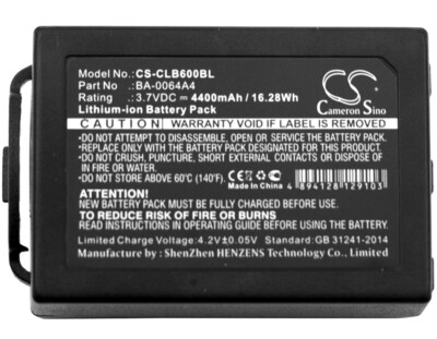 Battery for CipherLAB CP60 CP60G PN:BA-0064A4 BCP60ACC00002 ...