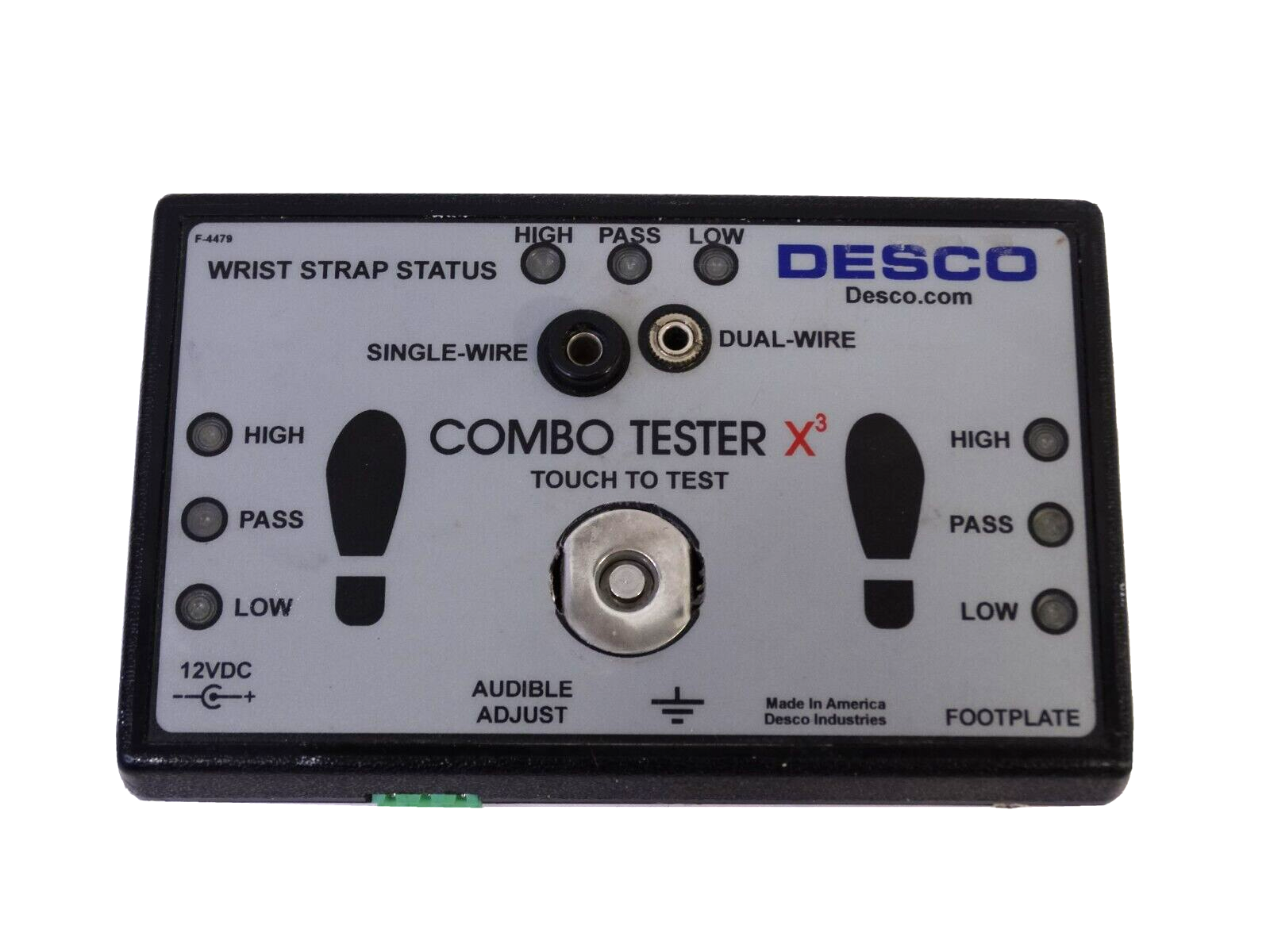 DESCO 19276 COMBO TESTER X3 ONLY, For Parts/ Repair | eBay