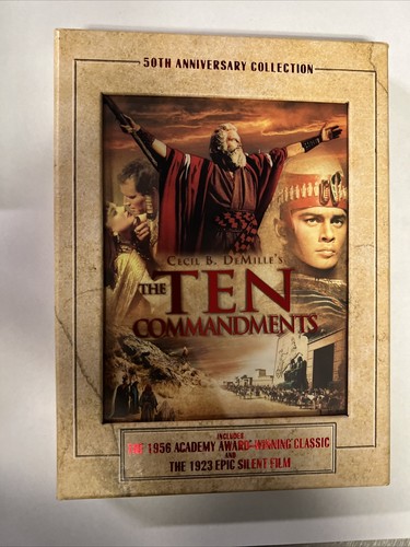The Ten Commandments - 50th Anniversary Collection (DVD, 2006, 3-Disc ...