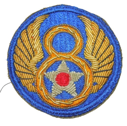 Original WWII US 8th Army Air Force GEMSCO Made BULLION AAF Patch XY20 ...