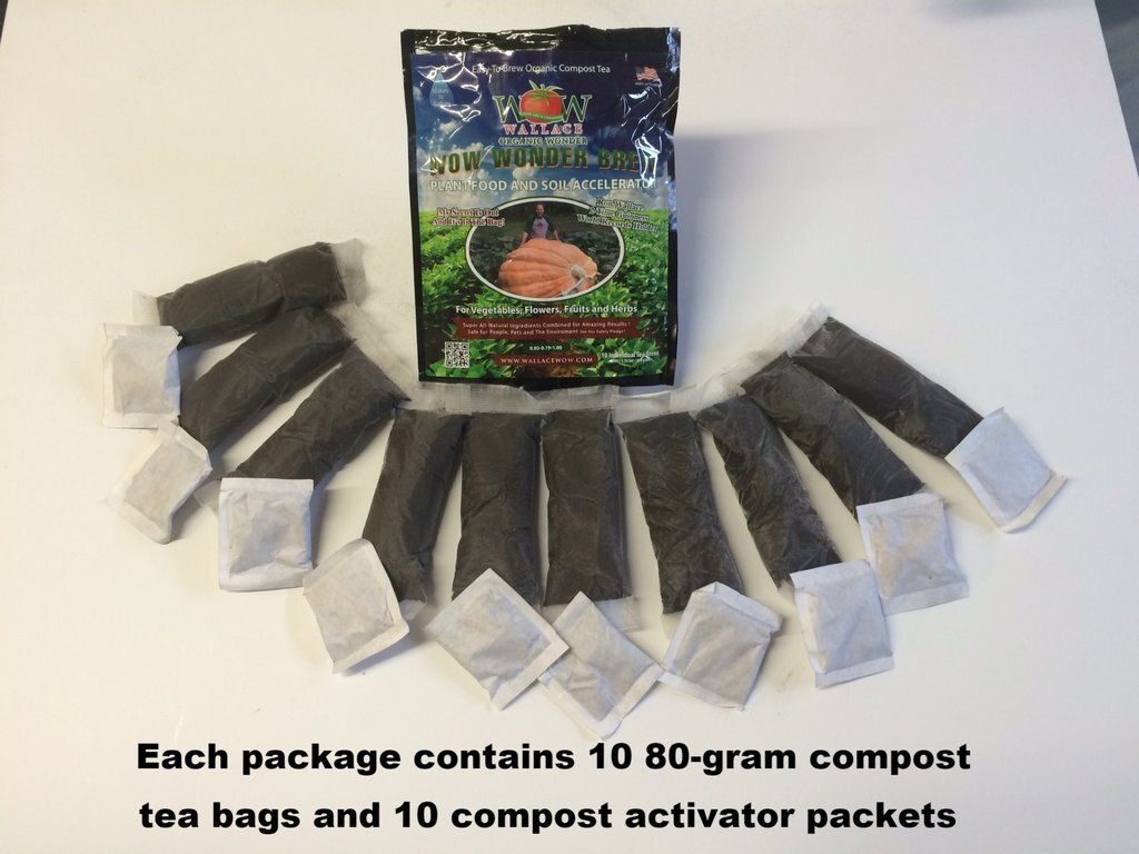 WOW Wonder Brew Compost Tea Complete Brewing Kit in 5-10 and 25-50 ...