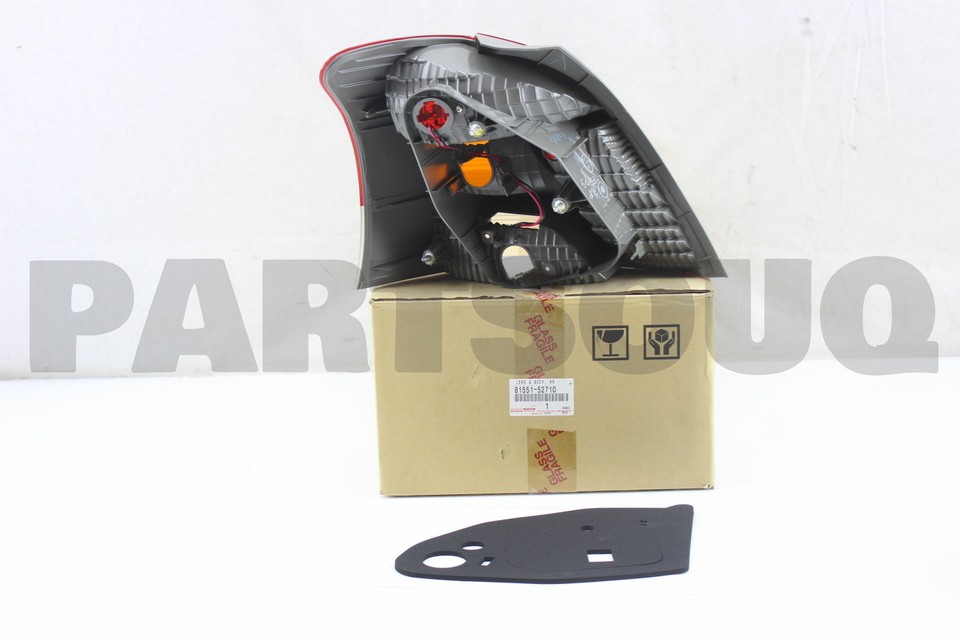 8155152710 Genuine Toyota LENS, REAR COMBINATION LAMP, RH 81551-52710 ...