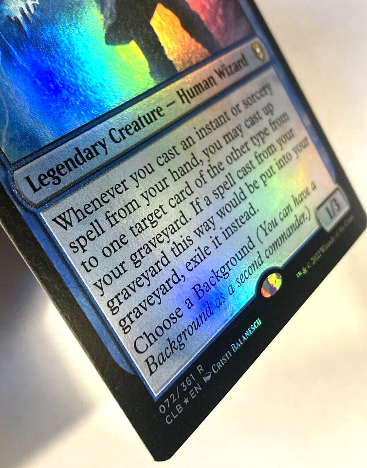 MTG Gale, Waterdeep Prodigy *FOIL* Battle for Baldur's Gate 072/361 NM ...